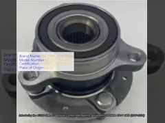 China 42200-TLA-A51 Wheel Hub Bearing , Angular-Contact Ball Bearing For HONDA CR-V 4WD 2017-2021 for sale