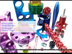 CNC Machined Aluminum AL6063 Parts With Color Anodized Finish For Metal Case