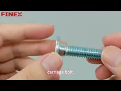 China Custom Carbon Steel Zinc Plated Flat Head Carriage Bolt for Cabinet 15 -20 Days Lead Time for sale