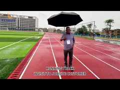 China Seamless Rubber Running Tracks Stadiums Playgrounds PU Binder For EPDM Tartan Track for sale