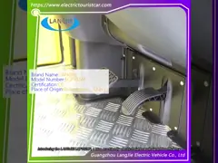 China 5 Seats Blue Eco Friendly Electric Freight Car High Frequency Onboard Charger for Park for sale