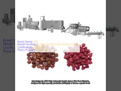 Fully Automatic Double Screw Fish Feed Extruder Making Pellet Production Line 150kg/hr