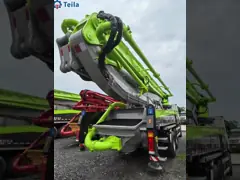 49m Second Hand Concrete Pump Truck Zoomlion 2015 ZLJ5330THBB With Benz Chasis