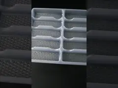 PP Plastic Food Tray with 12 Compartments