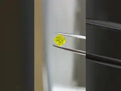 China Cushion Lab Grown Diamonds IGI Certified Diamonds Lab Created Yellow Diamonds HPHT for sale
