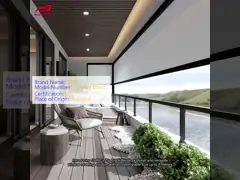 White Partition Roller Blinds with 5% Openness Factor and Custom Made Colour