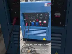 China Miller Big Blue 315A 400a 600A MMA Stick Arc Tig Welding Machine 20kva Diesel Generator Welder for sale