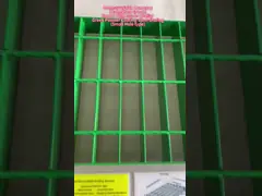 Export High grade Quality Green Powder Coating Steel Grating Small Hole Type