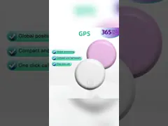 China Solar Powered Pet GPS Tracker Global Coverage Long Battery Life Low Battery Alert for sale