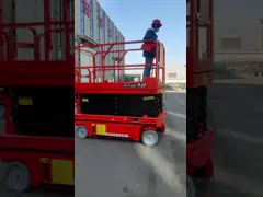 China Factory Price 6m Hydraulic Lifting Scaffold Platform Self Propelled Electric Mobile Scissor Lift Platform for sale