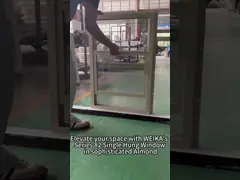 China PVC Lower Panel Low-E Glass Top Fixed Sash Single Hung Window Crescent Lock for sale