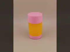 China Pink Matte Rotary-Type Lip Balm Packaging 2306 for Lipsticks for sale