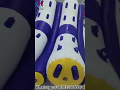 China Factory Inflatable Water Games Durable PVC Thick Inflatable Floating Seesaw for sale