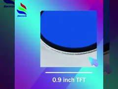 China 0.9 Inch Round Display Tft Lcd SPI Interface Lcd Round Display 128x128 Resolution ST7735 IC for sale