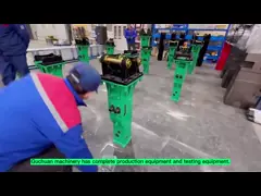 China Guchan SB43 / GCB75 Box Type 75mm Chisel Hydraulic Breaker Rock Hammer For 6-9T Excavator Demolition for sale