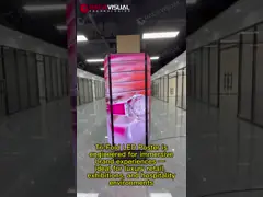 Tri-fold led poster engaged for your commercial or event!   #leddisplay #ledscreens #ledposter