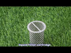 Low Pressure Drop Metal Fiber Filter Element Uniform Pore Structure