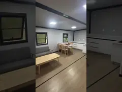 China Foldable Expandable Container House With Insulation Fireproof Rock Wool Panels Color Steel Plate for sale