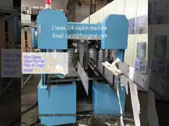 China Color Printing Unit Napkin Serviette Machine Folding Packing Production Line for sale