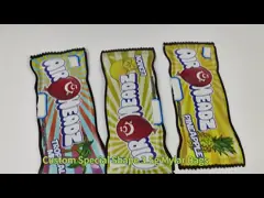 Custom Printing  3.5G 7G Mylar Bags Die Cut Irregular Pouches with Ziplock