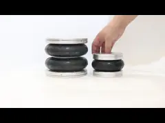 4 2/1''X1 DUNLOP Industrial Air Spring W01-R58-4050 Firestone Convoluted Rubber Bellows