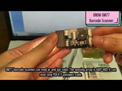 China GROW GM77-S 640*480CMOS DC3.3V USB UART Interface 1D 2D Bar Code Qr Code Scanner Module Reader Passport Code Readable Arduino for sale