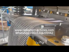 Automatic Custom Aluminum Radiator Heat Exchanger Die Changing Fin Stamping Press