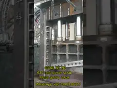 630 tons power scrap metal gantry shear