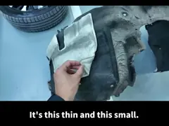 Ακουστικός ήχος αυτοκινήτου αμβλύνοντας στρώμα θερμικής προστασίας