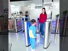 torniquete bidireccional de la puerta del bafle de la aleta de 250m m del torniquete telescópico de la barrera