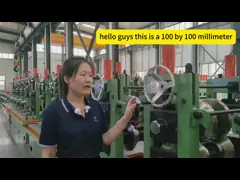 China Automatic FF Forming Square Tube Mill 80-200mm for sale