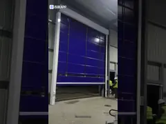 China IP55 Protection Class Alloy Fast Rolling up Roller Shutter Door for Warehouse Security for sale