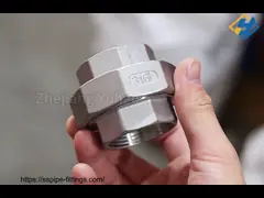 316L Stainless Steel Fitting Theard Union High Level of Perfection Variety of Industries