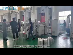 China Aluminum Foil Container Making Machine Recycled Material Rectangular For Food Baking Strip Cake for sale