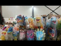 Cina Giostra per bambini con animatronic a controllo remoto, realistica e robotica, a tema cartoni animati in vendita