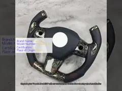Custom-made Carbon Fiber Steering Wheel Modification For T-e-s-la M-odel3 /y