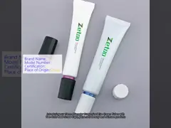 19mm Diameter Customized Eye Cream Tubes with Two-Color Matt Screw Caps