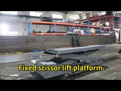 China Electric Scissor Lift Fixed Hydraulic Electric Platform Lift Lifts Elevator for Cars for sale