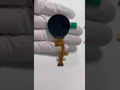 1.09 Inch IPS TFT 400cd/M2 Lumination GC9A01 driver IC Circular Lcd Display