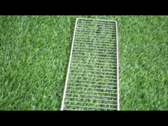 Galvanized Set  Customized Metal Charcoal Heat-Resistant BBQ Net Round BBQ Grill Net Barbecue Grill