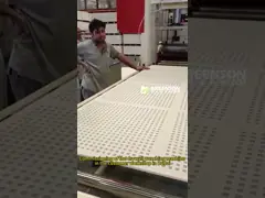 China Small Business Plate Hole Punching Machine Punch Hole Plate Machine Perforating Machine for sale