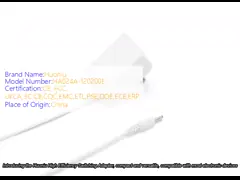 컴팩트 스위치 어댑터 입력 100v 240v 출력 12v 모든 장치에 대한 CE/FCC/RoHS 인증