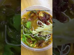 Gaoren ramen noodles with Chili stir fried meat