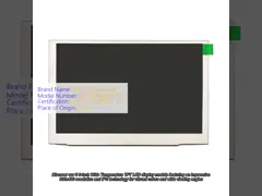 5.0 Inch Wide Temperature TFT LCD Display Module IPS 800x480 Resolution RGB TFT LCD Panel