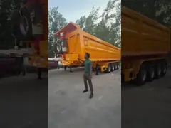Africa Heavy-Duty Dump Truck Semi Trailer Engineered For Efficient Transportation And Unloading Of Bulk Materials And Waste