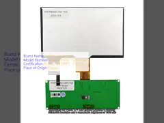 7 Inch Display With Capacitive Touch Lcd Panel 1024x600 TFT Lcd Module 1000nits Brightness