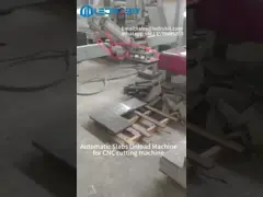 Efficace macchina di carico e scarico automatico di lastre per la linea di produzione di taglio di ponti di lastre