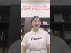 How to Set and Clear VEIKONG VFD Passwords ?