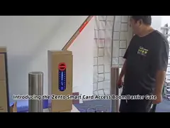 China Anti Collision LED Light Brushless Motor Traffic Barrier Gate Car Parking Gates for sale