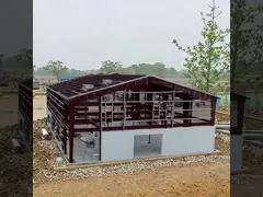 China Large Scale Multi Span Logistics Prefabricated Warehouse Building for sale